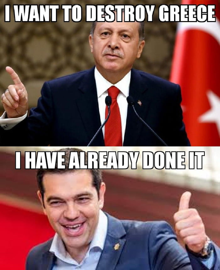 The situation in Greece these years - 9GAG