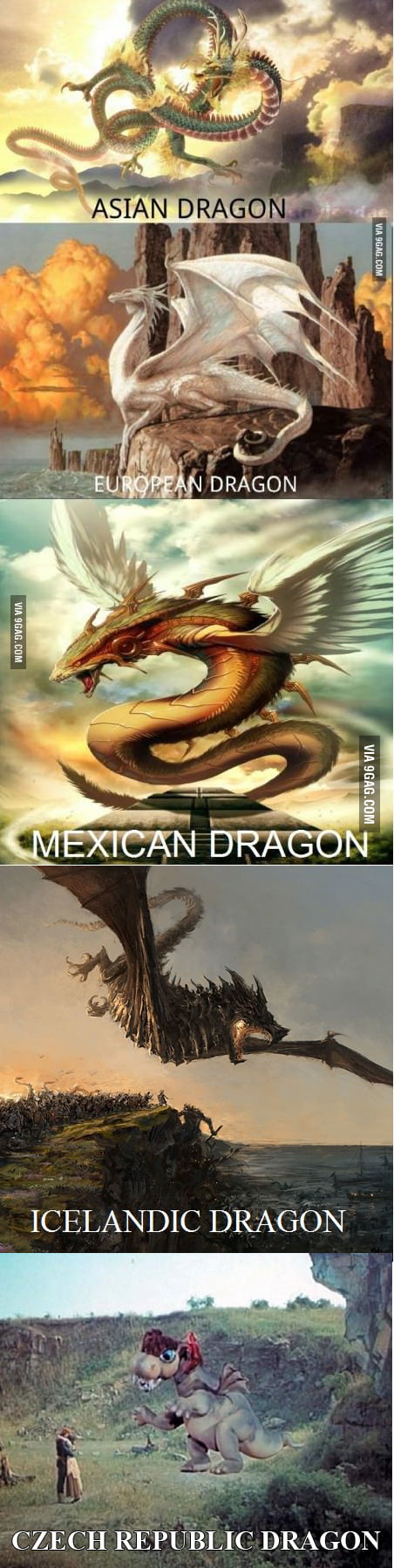 When I see posts about world dragons..here is one form Czech Republic. - 9GAG