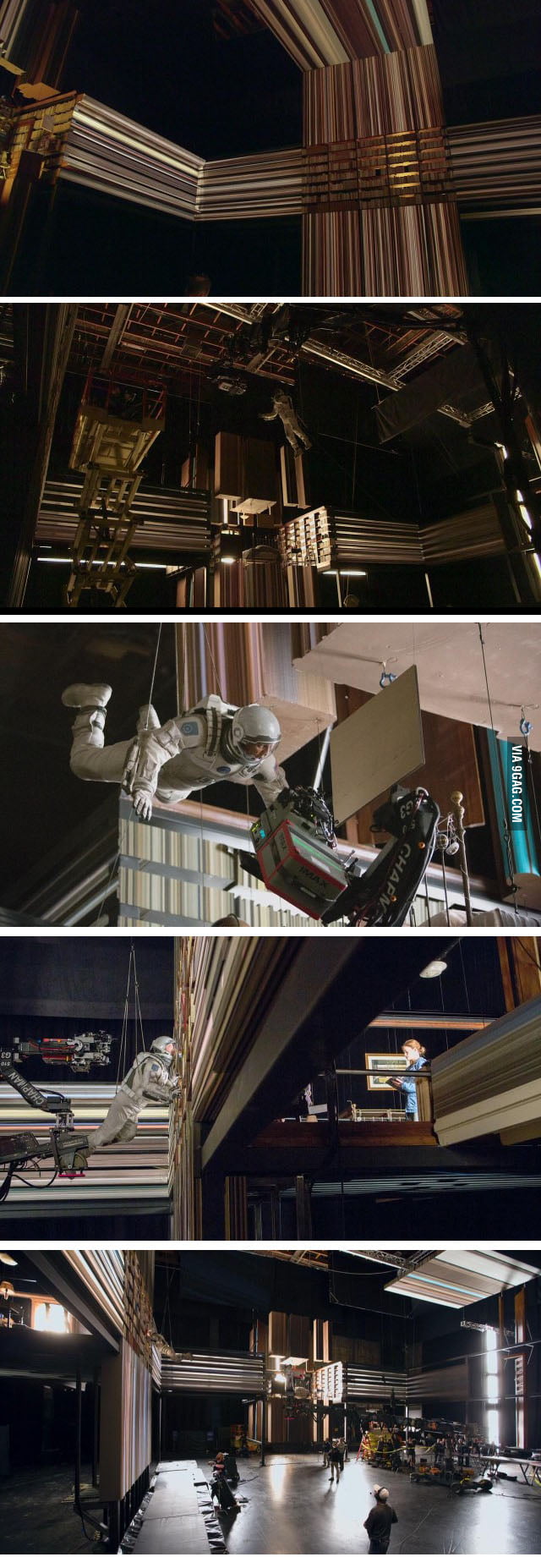 Interstellar's final scene was actually filmed without green screen - 9GAG