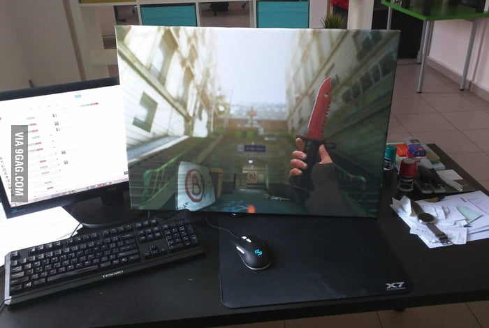 After 2 years, the guys at work have learned to understand my CS GO ...