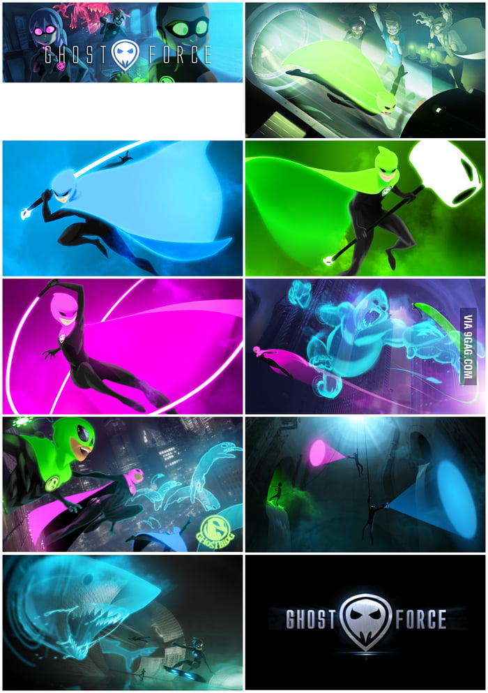 Teaser images for 'Ghost Force', from Zagtoon! (A blend of PPG ...