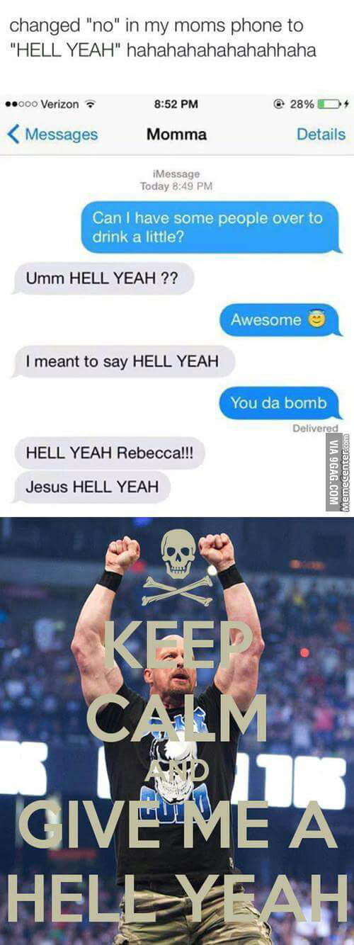 HELL YEAH REBECCA!! - 9GAG