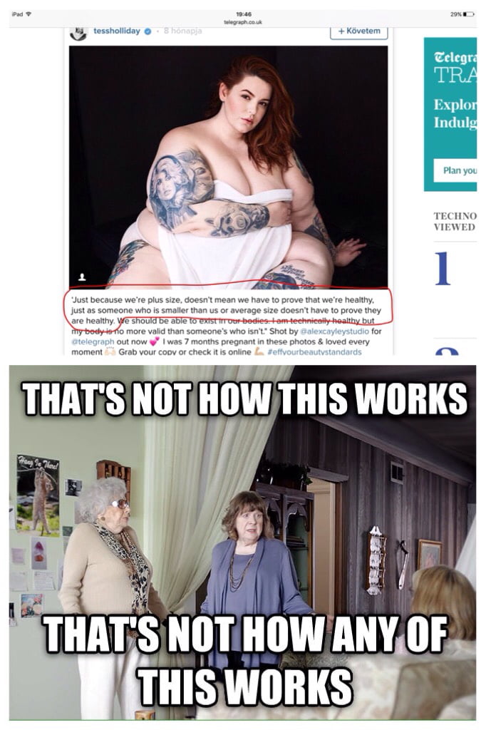 "Plus size model" - 9GAG