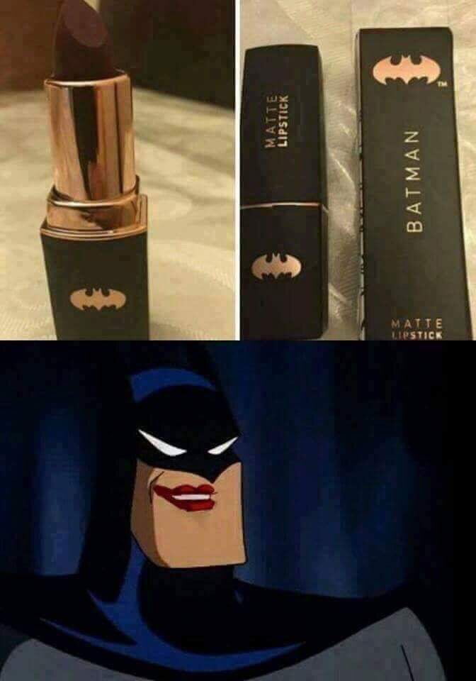 Batman Lip Stick? Really. - 9GAG
