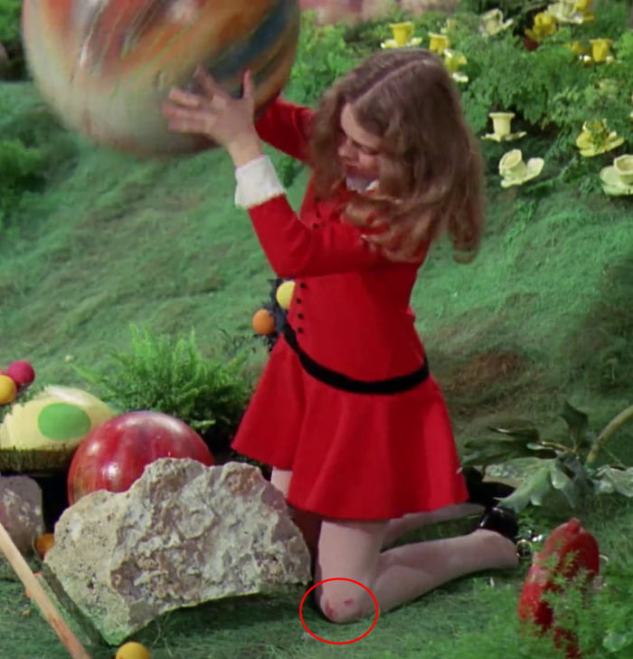 In Charlie and the Chocolate Factory (1971), Veruca Salt has a bloody ...