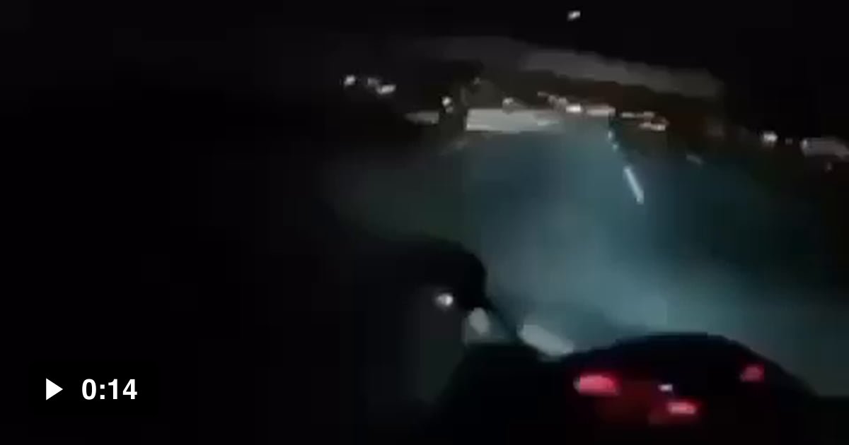 Guess how fast he was going - 9GAG