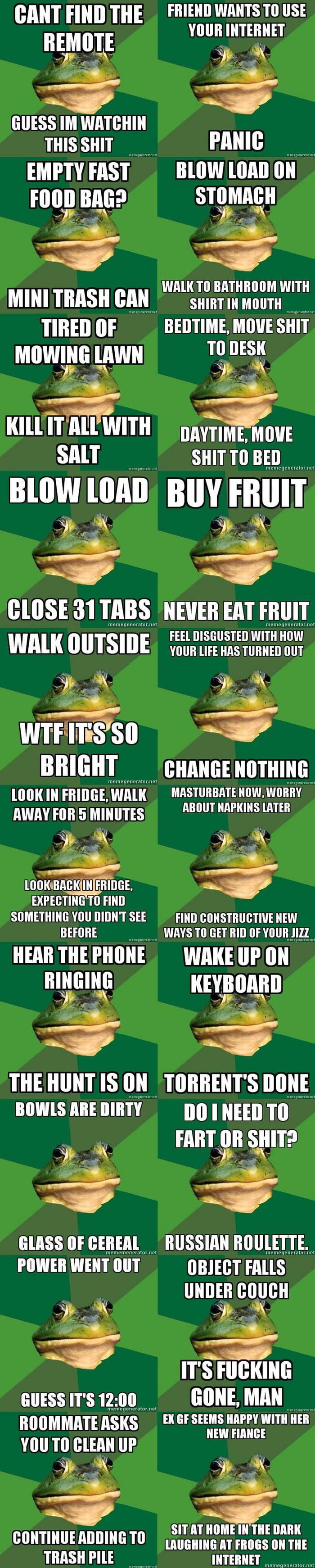 Bring back foul bachelor frog - 9GAG