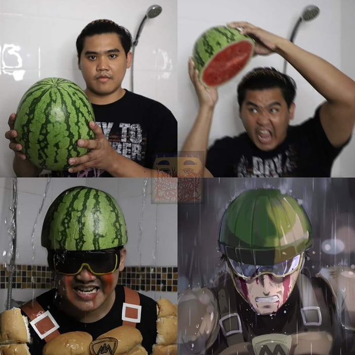 Lonelyman and his watermelon - 9GAG