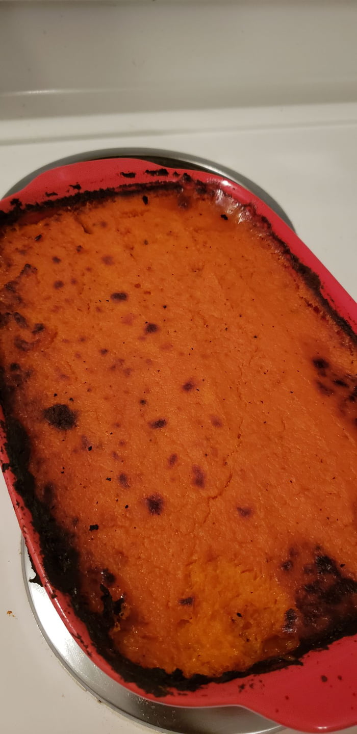 First ever sweet patato sheperd pie with mince turkey - 9GAG