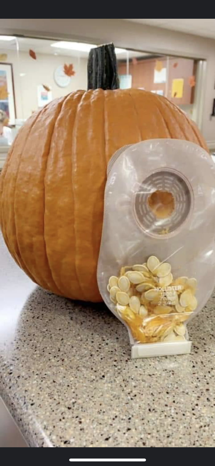 Pumpkin colostomy - 9GAG