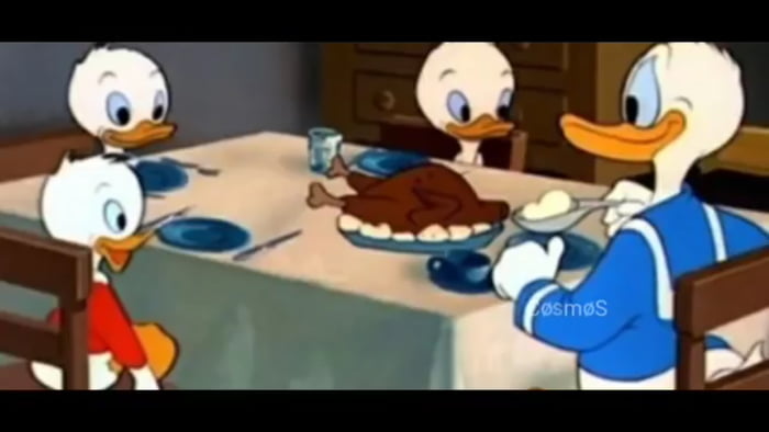 Cannibalism in a cartoon with donald duck?! - 9GAG