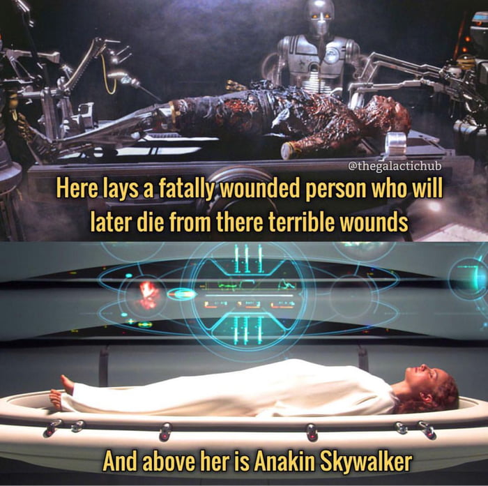 And above her is anakin Skywalker - 9GAG