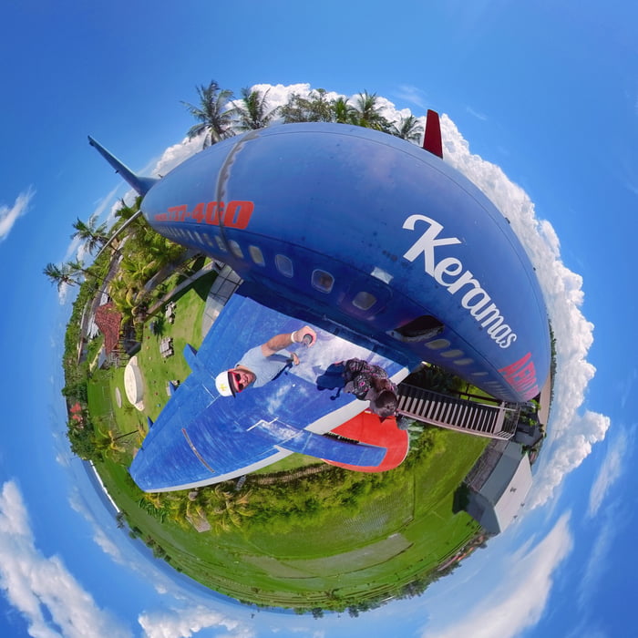 Wing walk in Bali Indonesia 🇮🇩 - 9GAG