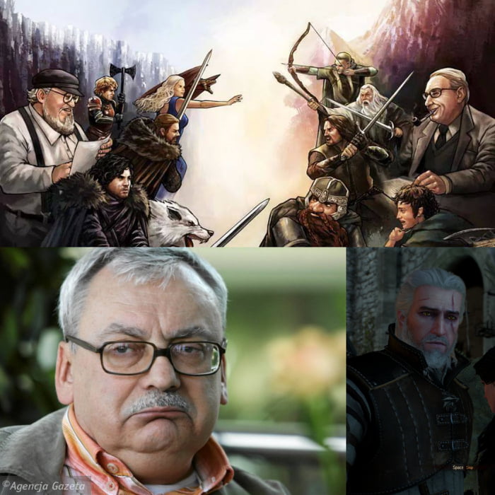 It's a shame that not everybody knows Andrzej Sapkowski and his books ...