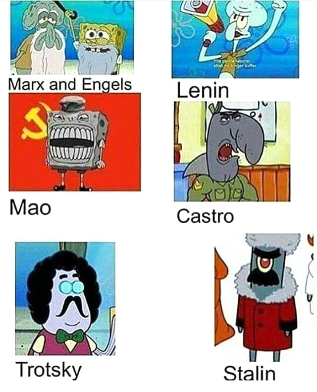 Communists in spongebob - 9GAG