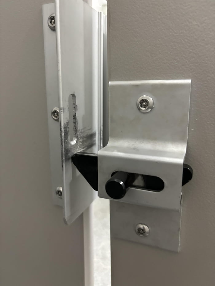 Finished the stall latch - 9GAG