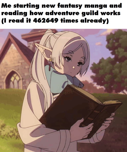 So you start at F-rank, and after ten quests you get to rank E, to get rank C you have to pass ...
