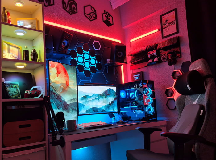 My new setup in my new home. I hope you like it. Waiting for your ...