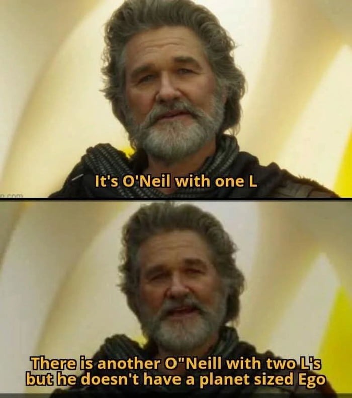 It's O'neil with One L - 9GAG