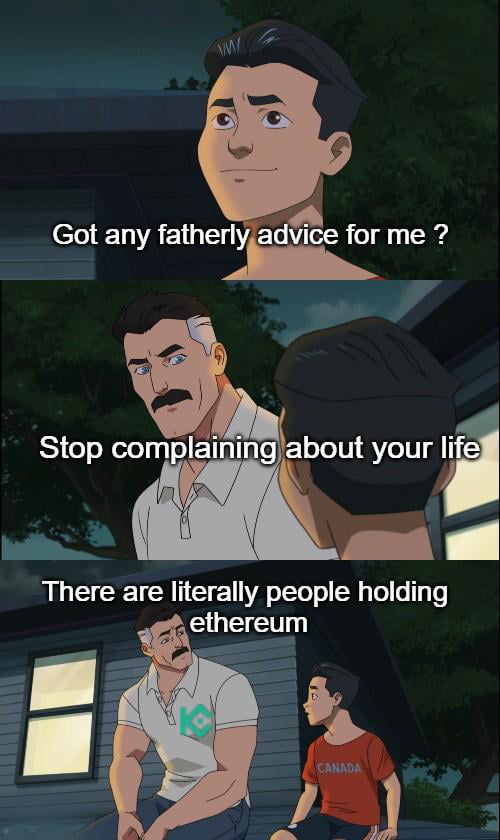 ETH holders down bad - 9GAG