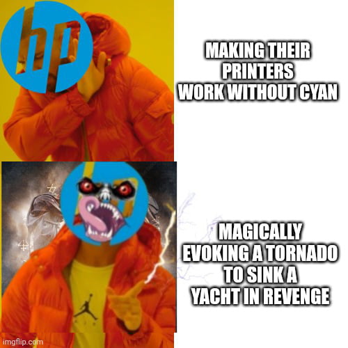 Printers are fueled by black magic. - 9GAG