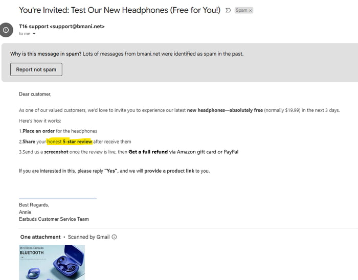 Another reason it's becoming difficult to trust online reviews. Bribe for a 5 star. - 9GAG