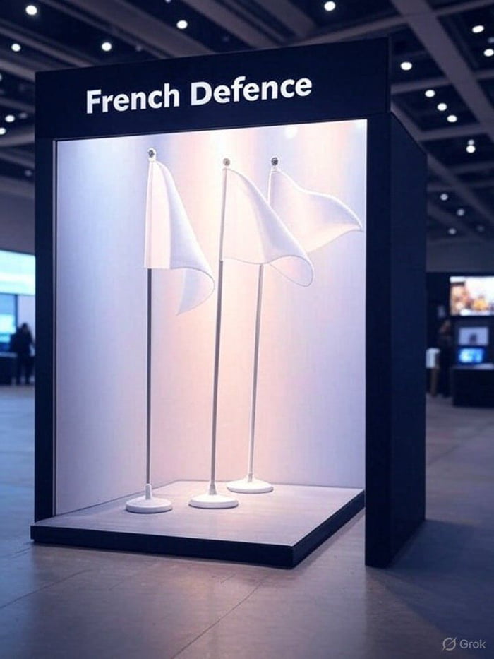 The french booth at the weapon exhibition - 9GAG