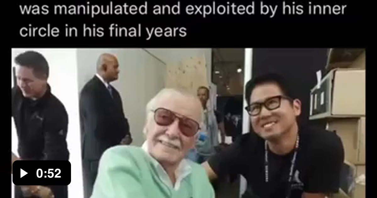 The documentary reveals a difficult truth about Stan Lee's final years. - 9GAG