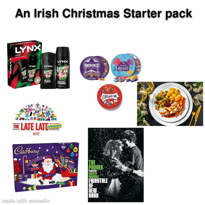 Every irish Christmas starter pack - 9GAG