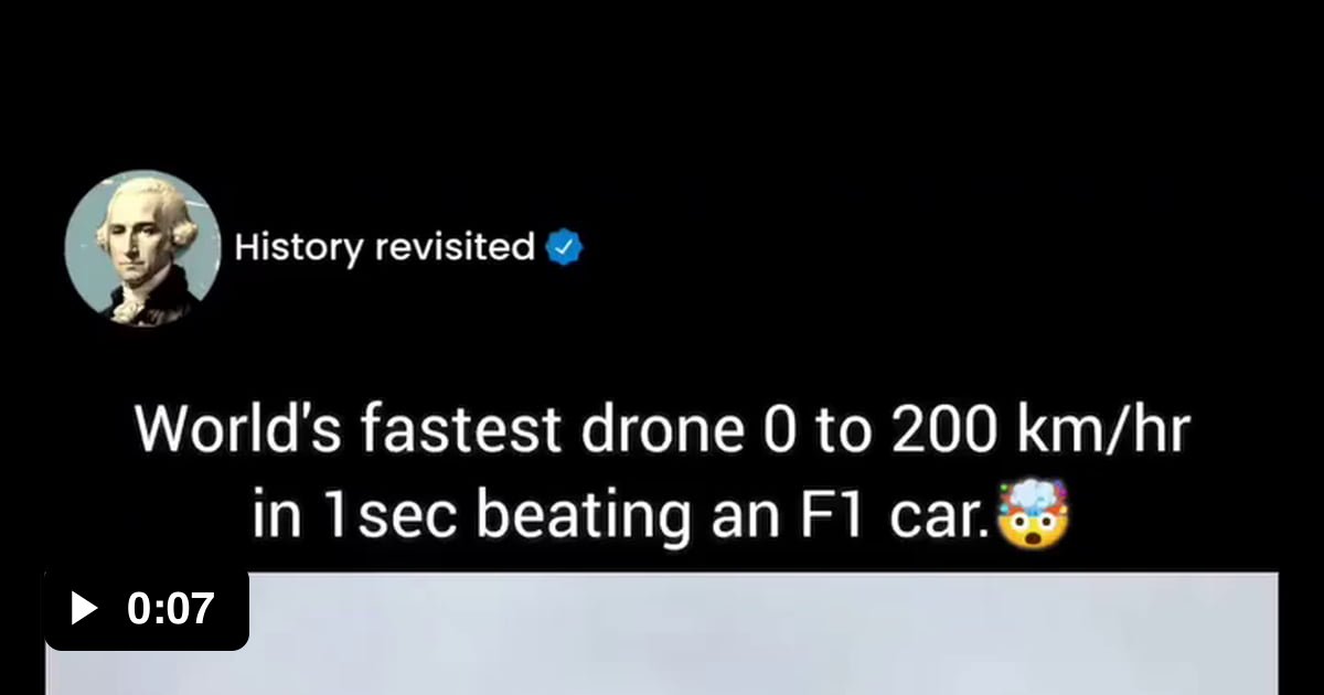 0 to 200 kmph/124 mph in just 1 second, beating an F1 car - 9GAG