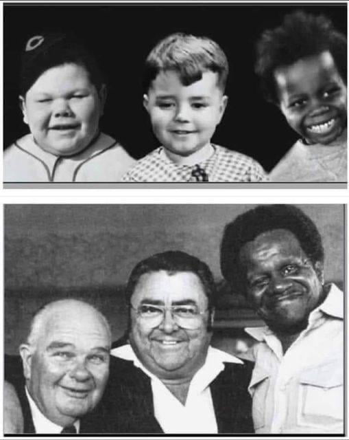 The original Little Rascals, 1922 and then much later. - 9GAG