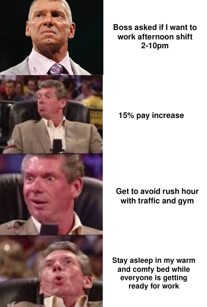 Afternoon shift FTW! - 9GAG