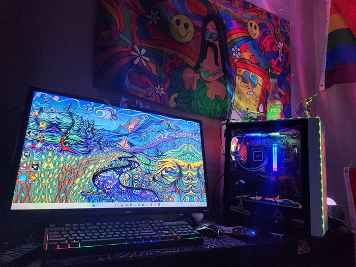 Pure psychedelic setup - 9GAG