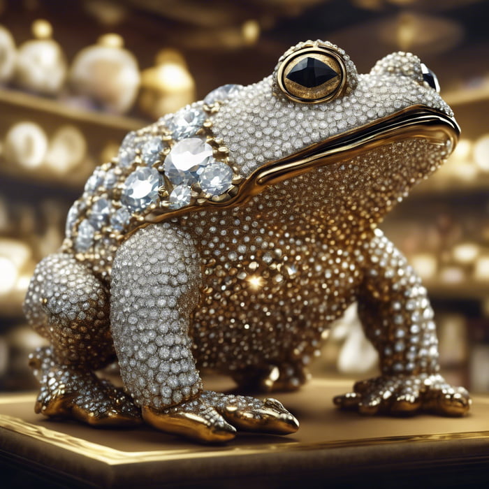Congratulations ! You have unlocked the diamond toad. It only appears ...