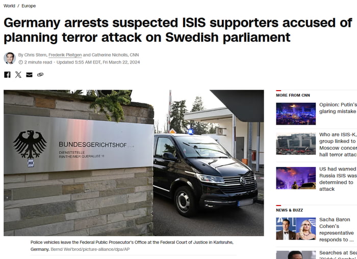 How THE F**K is nobody talking about this??? Germany just arrested ISIS supporters plotting an ...