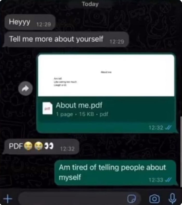 Myself.pdf is self telling - 9GAG