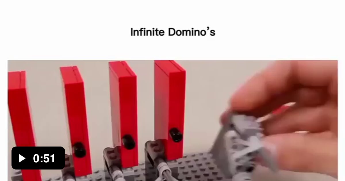Infinite Domino's - 9GAG