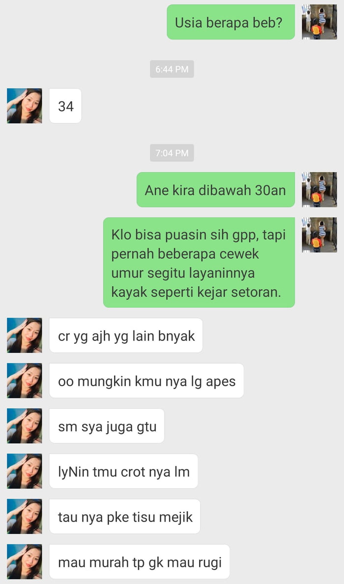 Yah resikolah mbak kalau jadi lonte, seks yang lama itu seks yang nikmat. Gak ada yang pengen ...