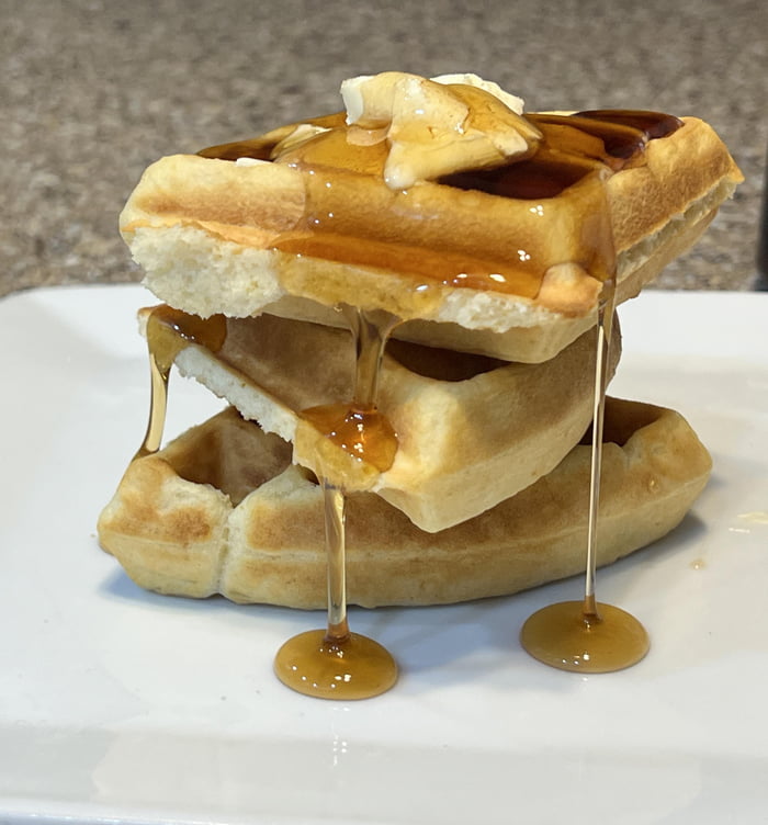 Sourdough Waffle stack - 9GAG