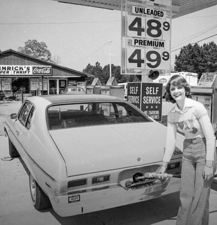 Gas prices in 70s - 9GAG
