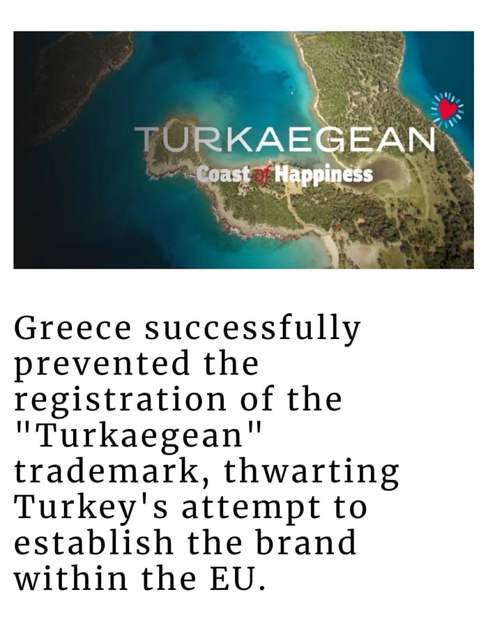 Greece shuts down "Turkaegean" - 9GAG