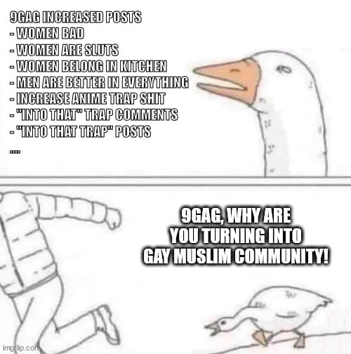 What is going on with the increasing trans semen suckers here - 9GAG