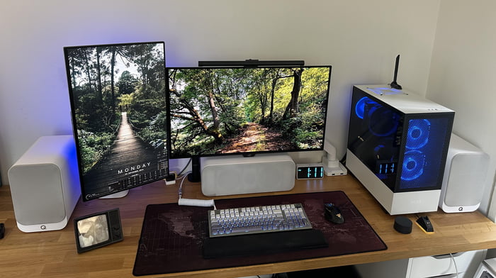 New NYC setup, clean dual 4k build - 9GAG