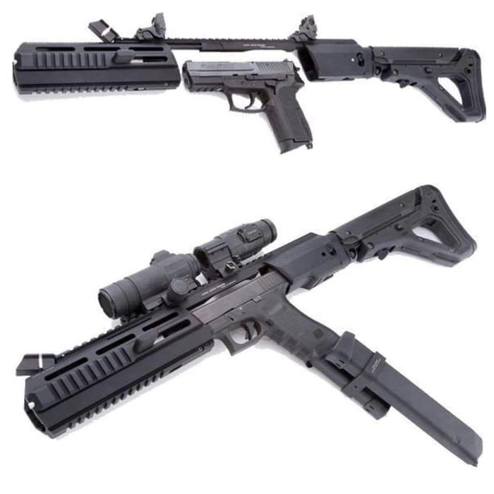 Instantly turn your pistol into a carbine - 9GAG