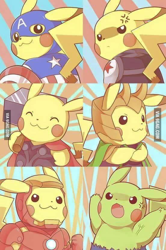 If pikachu killed all marvel - 9GAG