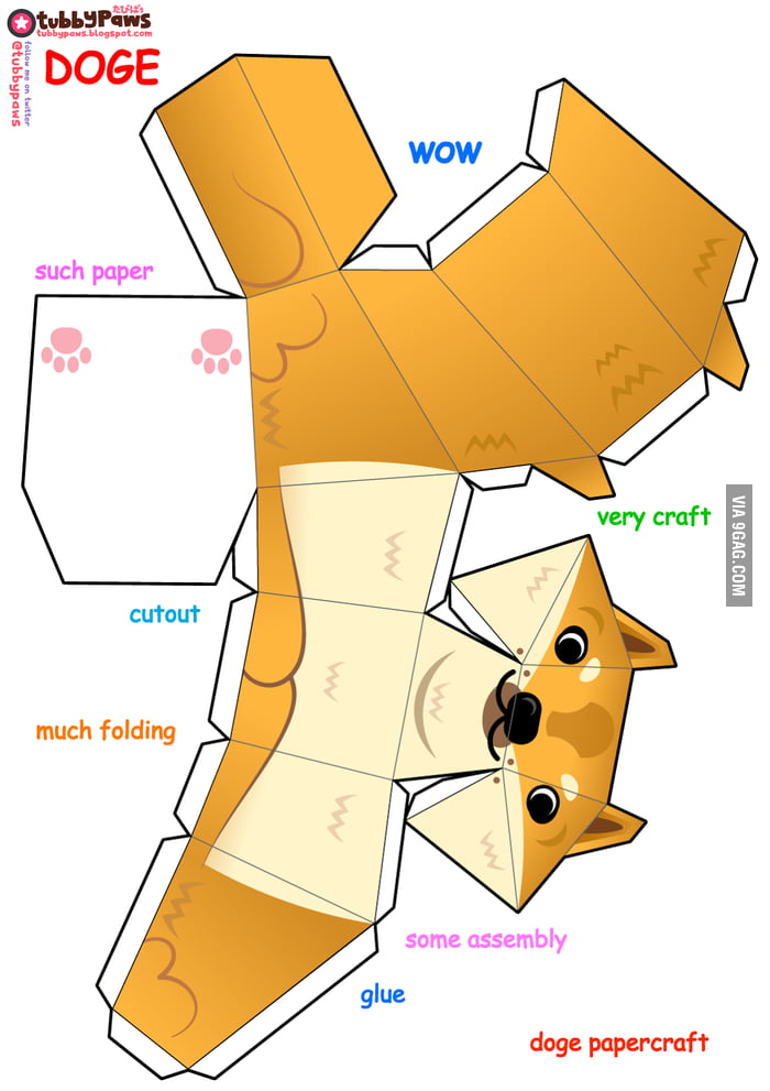 Doge Papercraft Download.your welcome :) - 9GAG