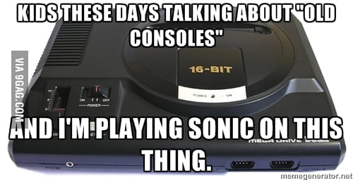To those talking about "old consoles" - 9GAG