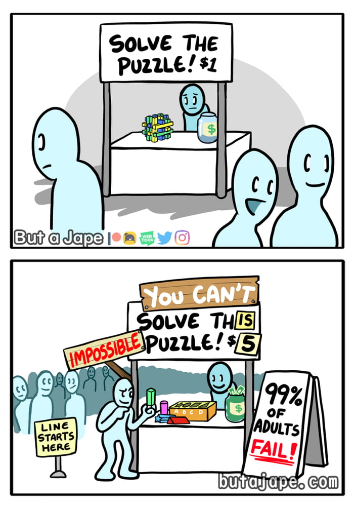 Impossible Puzzle - 9GAG