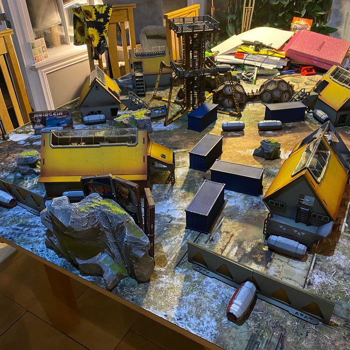 Infinity the table top game apex dig site themed board - 9GAG