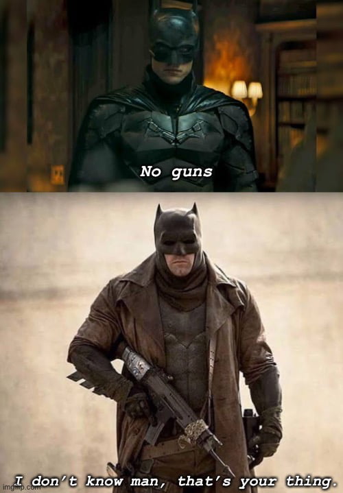 Duality of Batman. - 9GAG